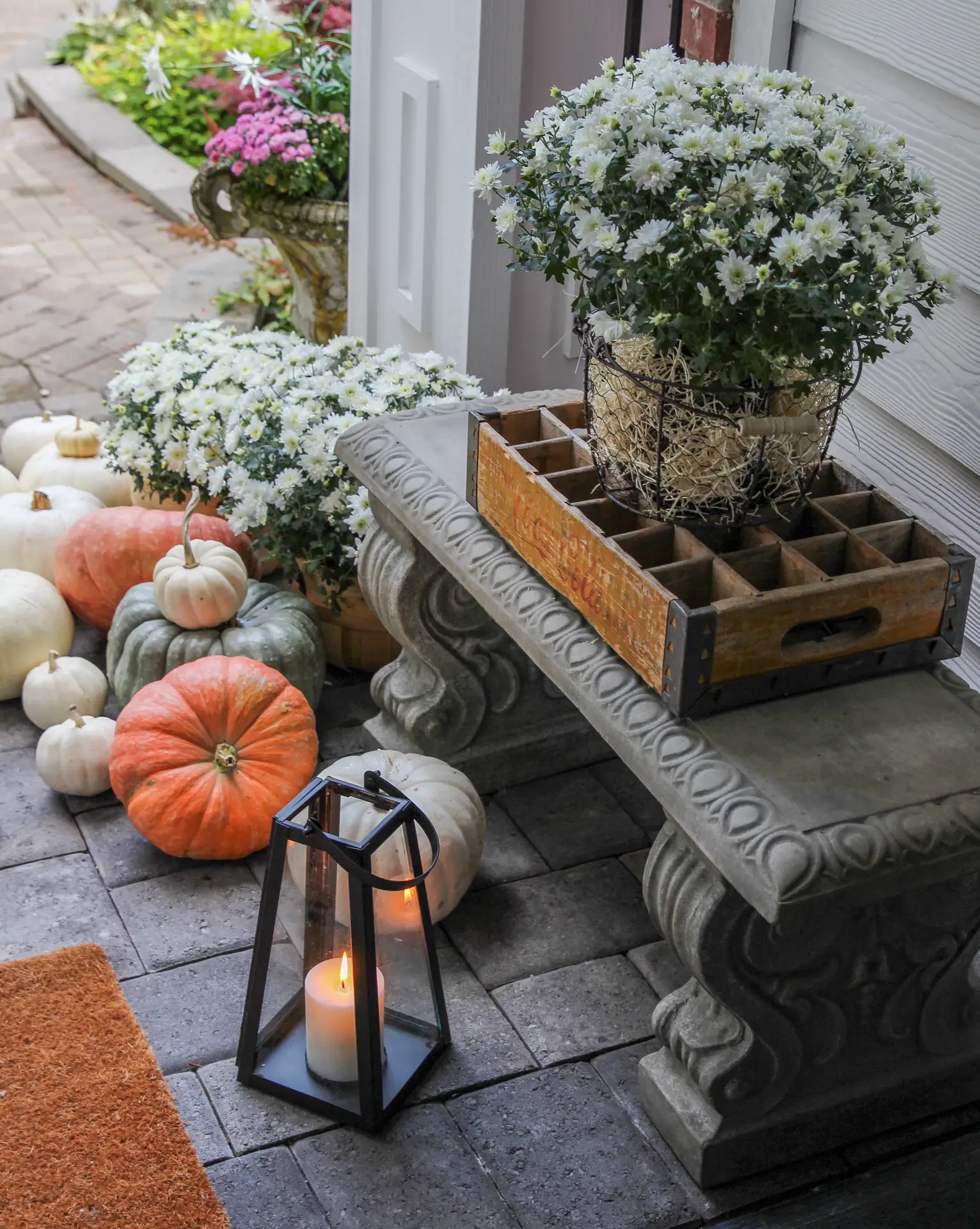 Simple Fall Porch Ideas - Lemon Grove Lane