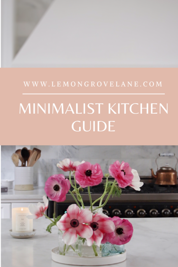top kitchen essentials for a minimalist kitchen - Lemon Grove Lane