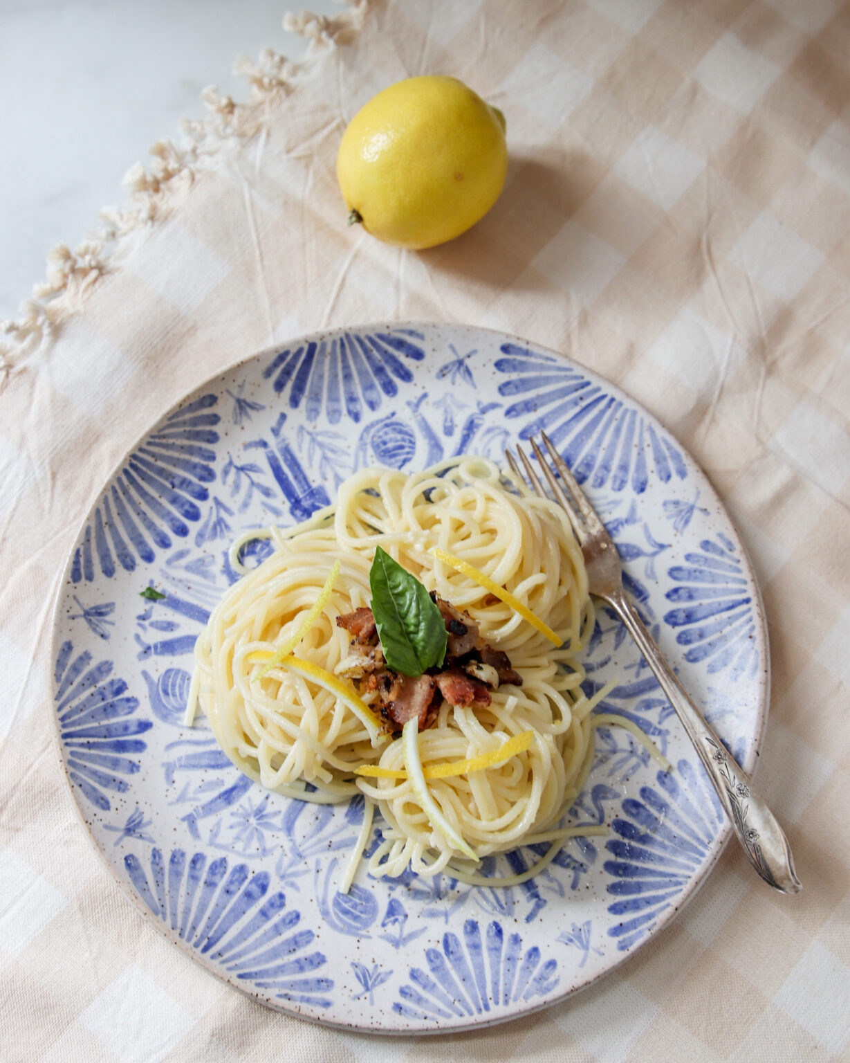 Easy Spaghetti Limone | Weeknight Pasta Recipe - Lemon Grove Lane