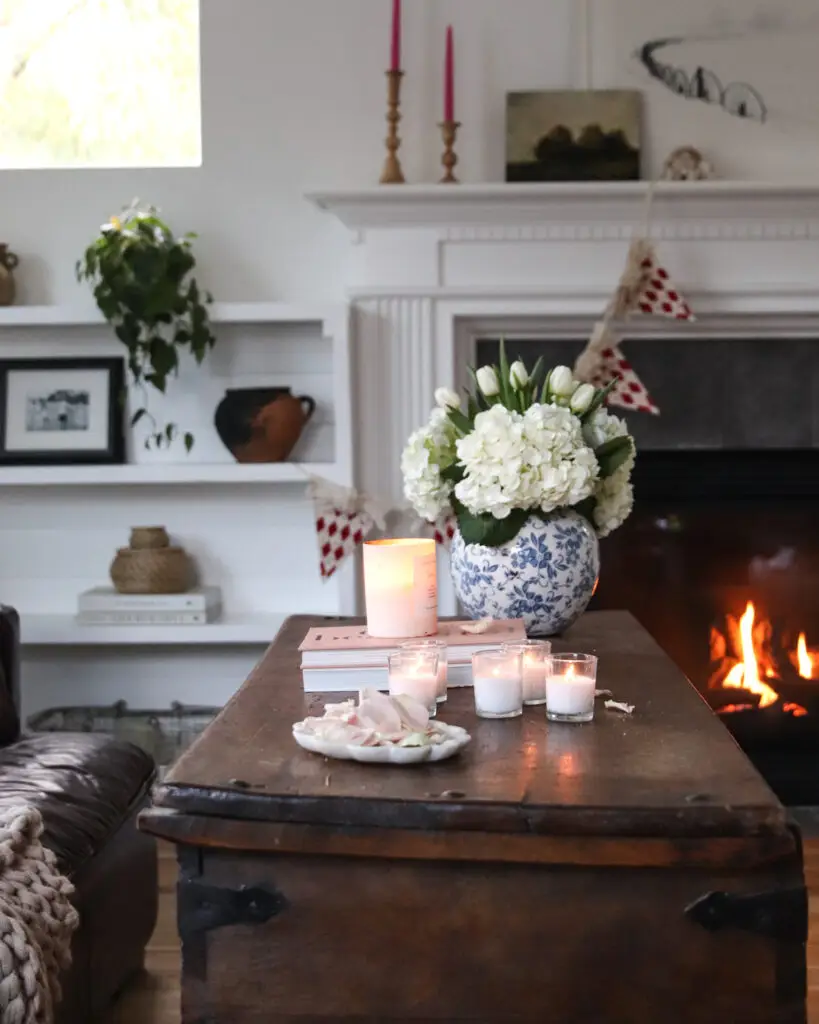 Simple and Sweet Valentine’s Day Touches in the Family Room - Lemon ...