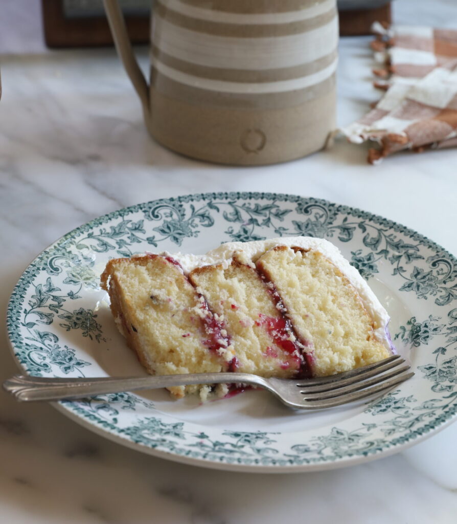 Smashed Berry Cake with Mascarpone - Lemon Grove Lane