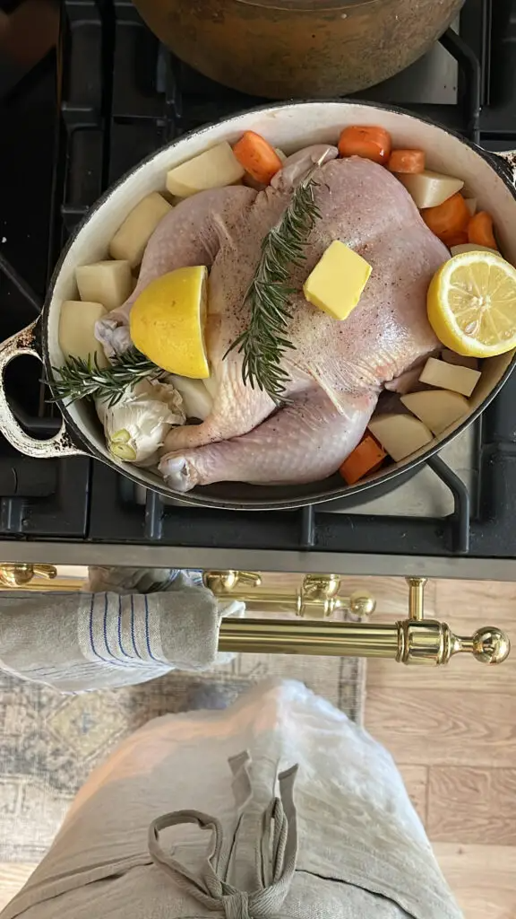 Slow Roasted Chicken Thighs Over Rice - Lemon Grove Lane